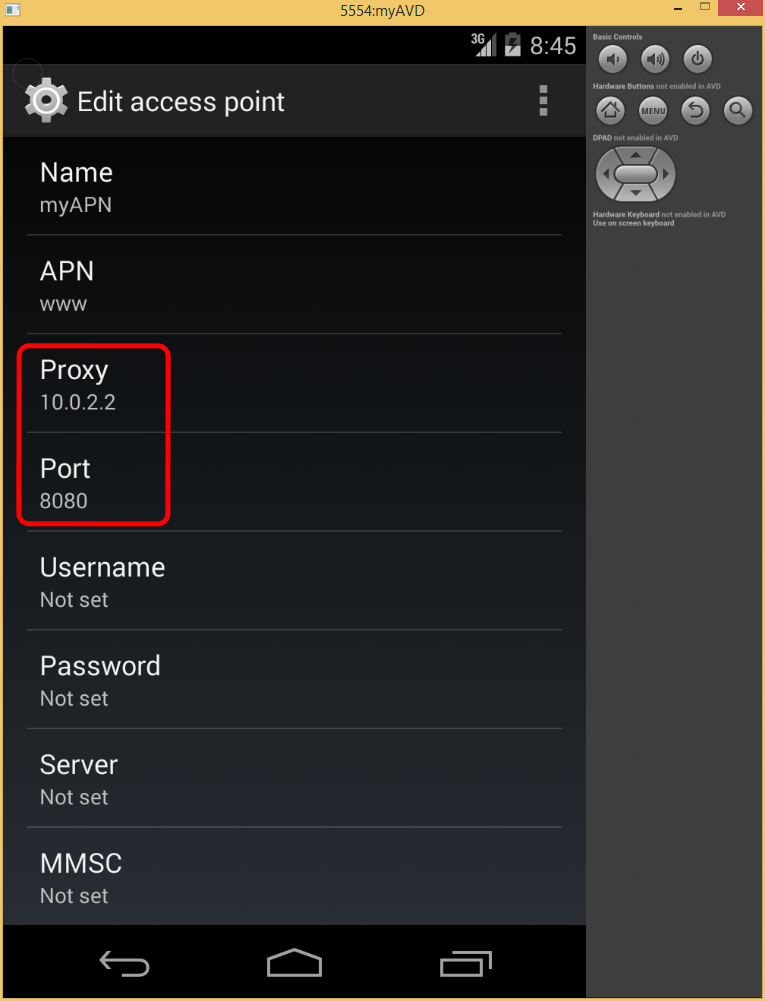 Android AVD y Proxy: Configuración Emulador – Abraza la Web