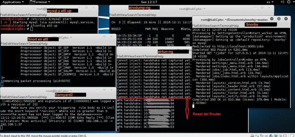 Wireless Sniffer: Snort, Snorby, Barnyard2 (Wireless IDS Parte 2 ...