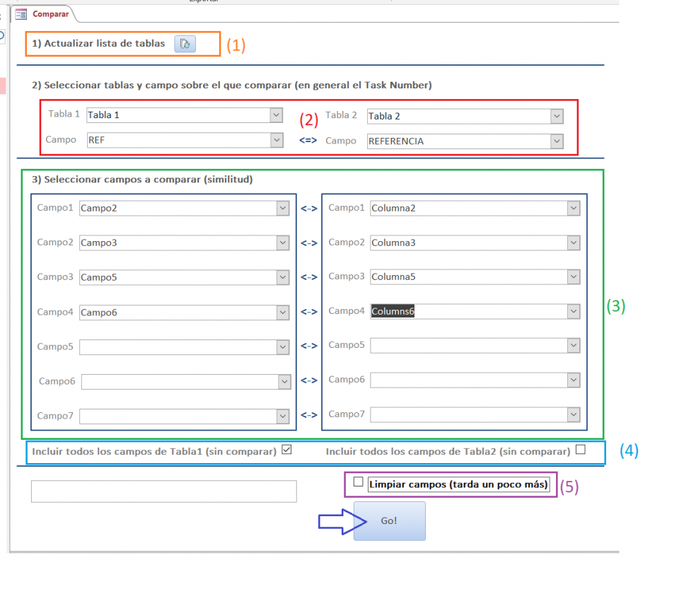 Comparar tablas excel (con access) – Abraza la Web