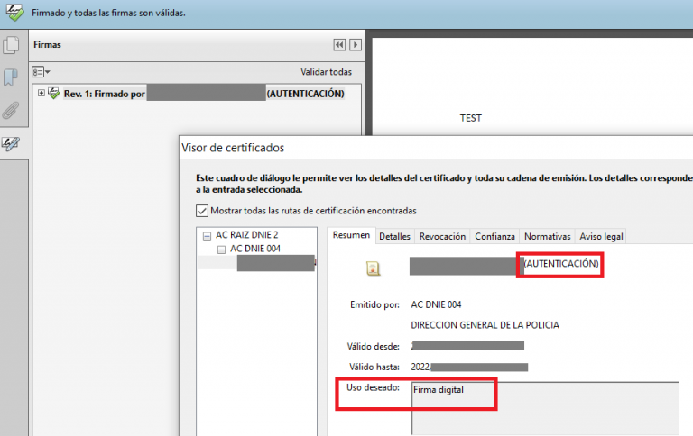 Firma electrónica: certificados de autenticación y firma en smartcards ...